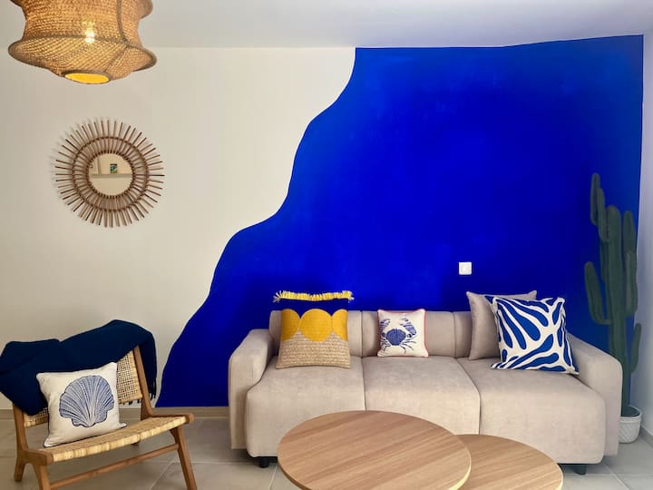 "Casa Azul" Patio, Charme Méditerranéen, Clim - Sète