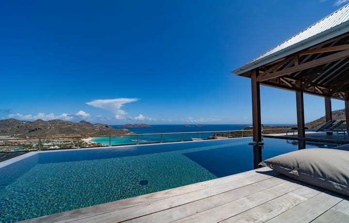 Dream Escape: Sea Views & Pool - Saint Barthélemy
