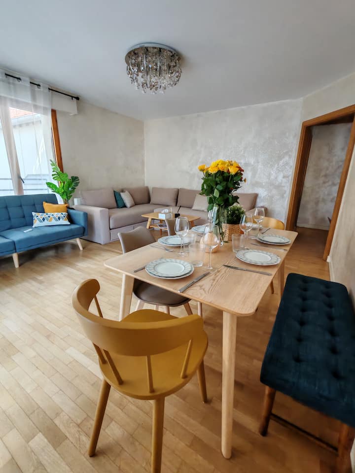 Appartement éLégant, 3 Min à Pied Du Metro - Clichy