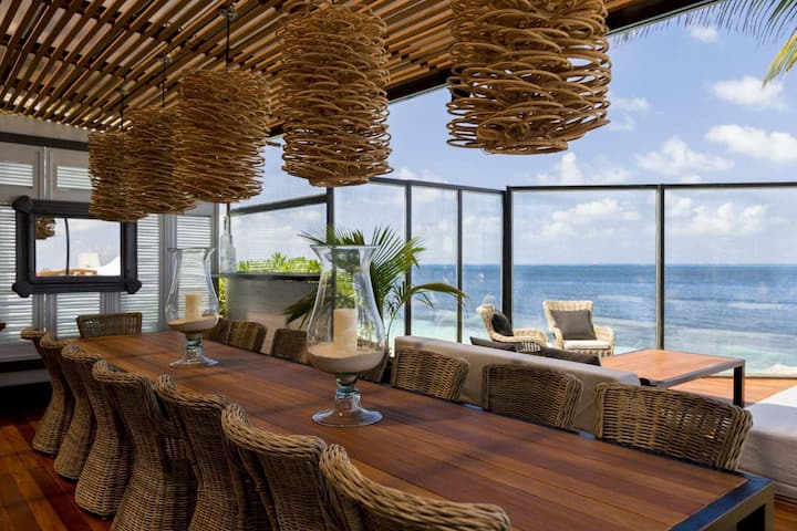 6 Br Beachfront Villa - Cancún