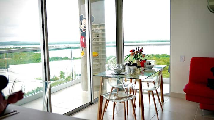 Luxury Balcón Priv. 3hab Con Vista Al Mar - Cartagena