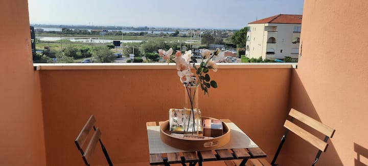 Appartement T2 Cosy Avec Terrasse & Vue – Palavas - Palavas-les-Flots