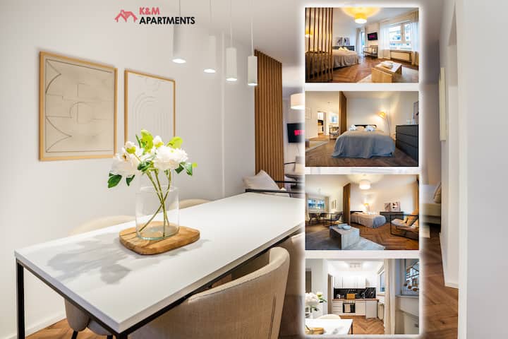 K&m: Studio Apartment | Modern | Stilvoll - Wiesbaden