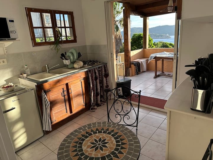 Loggia La Sérénité, Vue Mer. - Parc national de Port-Cros