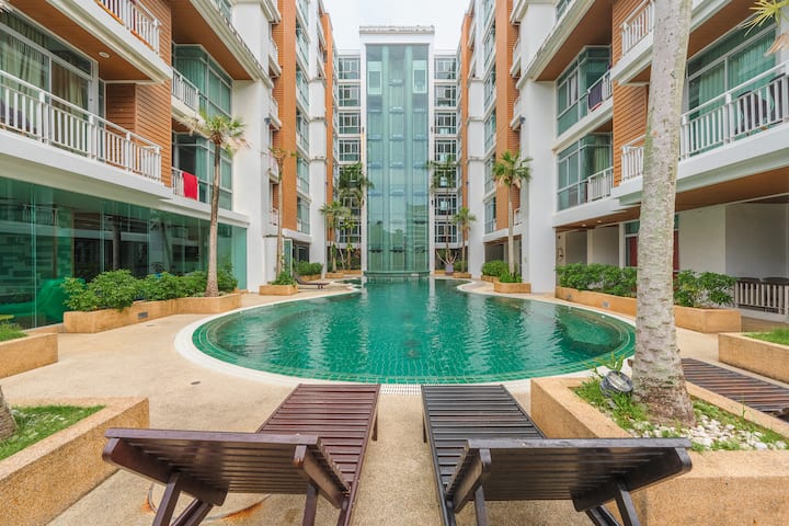 *Beach 950m | Pool, Gym | Prime Location C211 - Pa Tong