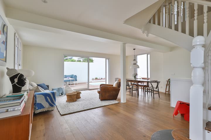 Charmante Maison De Ville Avec Piscine - 8pers - Biarritz
