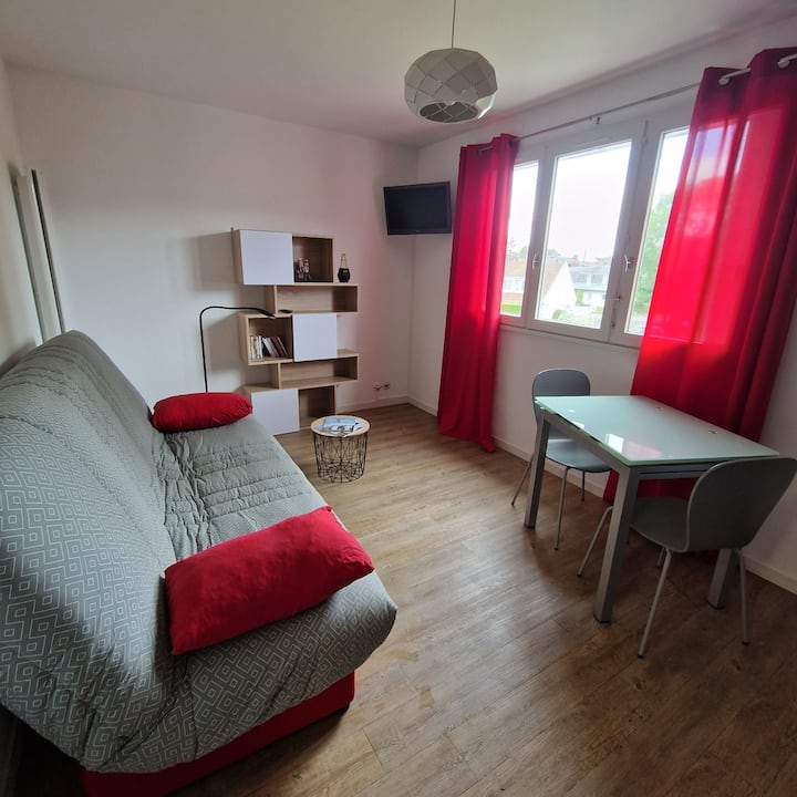 Studio Plage Centre Ville à Pied - 格蘭佛