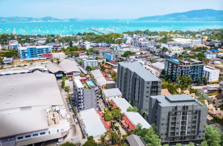 *2br Condo W/ Rooftop Pool & Sea View C212 - Phuket