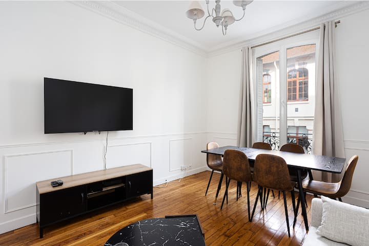 Bel Appartement Rénové Proche La Défense Arena - Courbevoie