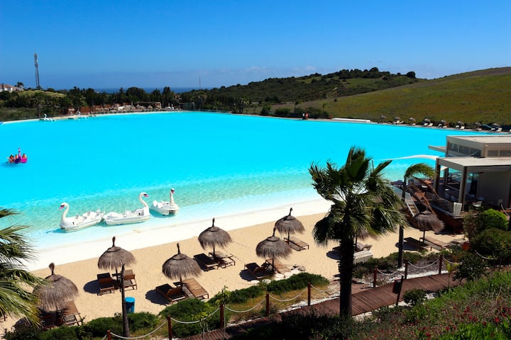 Lux Apartlprivate Lagoon-beachlpoollrelaxlnear Sea - Manilva