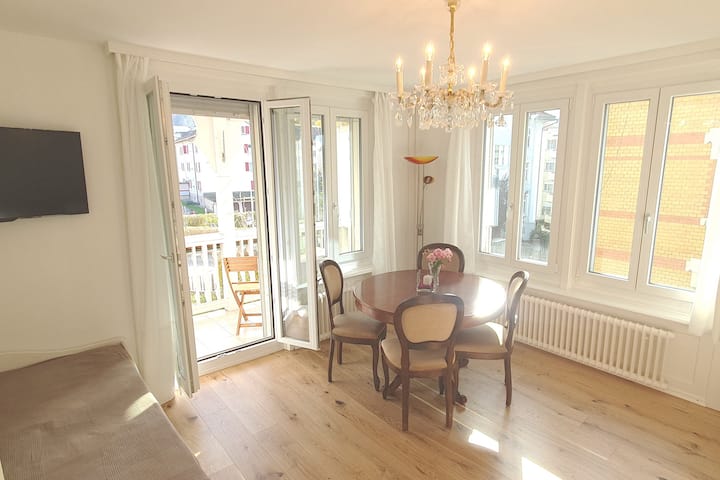 4-zi-suite Mit Balkon & Flair, Zentrumsnah, Ruhig - Saint-Gall