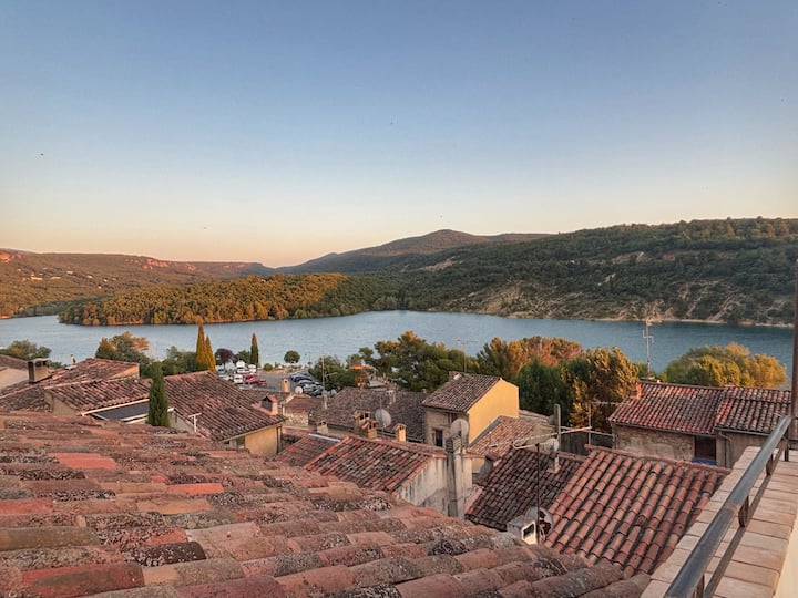 Vue Lac Avec Terrasse Privée - Bauduen