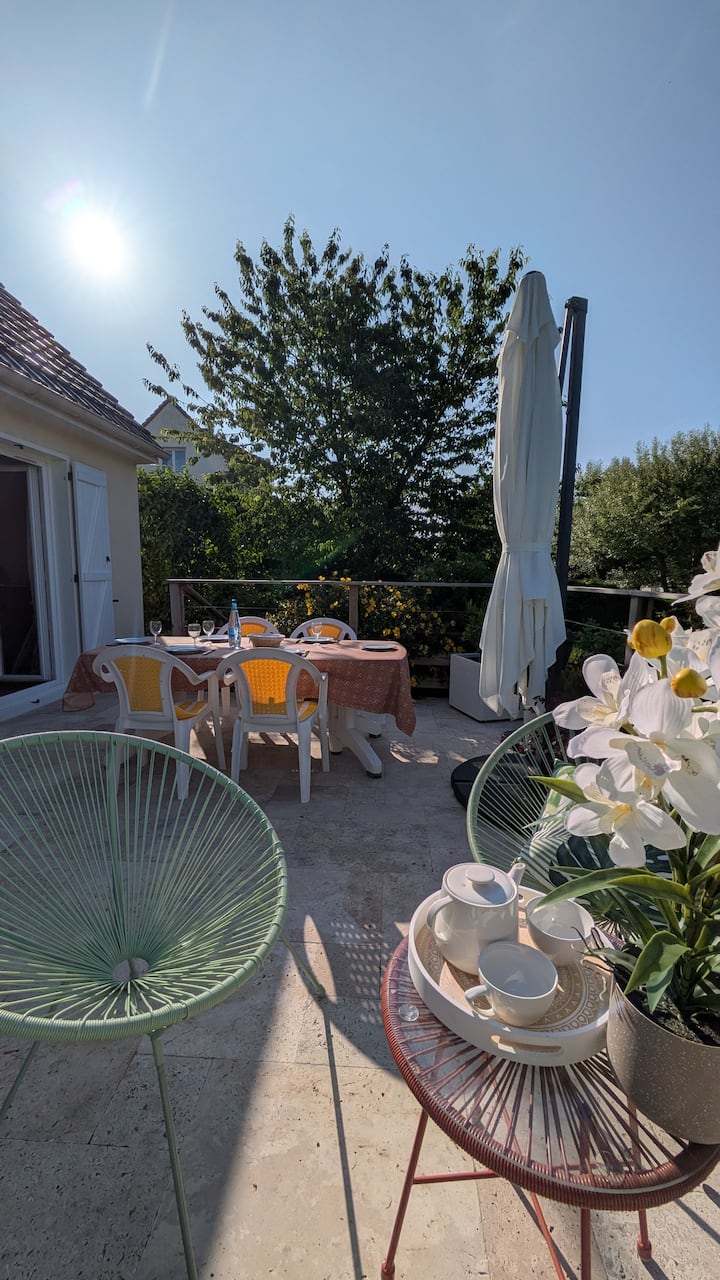 Echapée Blonvillaise, Maison Familiale Avec Jardin - Deauville