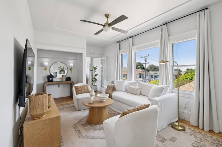 Bright Apt • King Bed • Near Uc Berkeley & Sf - Emeryville, CA