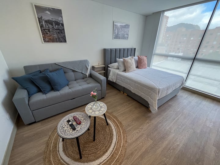 Apartaestudio Nuevo Cerca A Corferias Y Embajada - Bogota