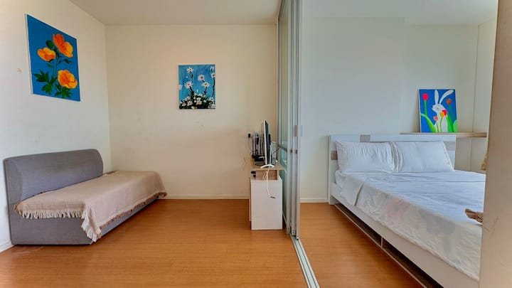 #146 温馨舒适度假公寓Lumpini带泳池和健身房/交通便利/靠近海滩/贴心房东/月租优惠 - Pattaya