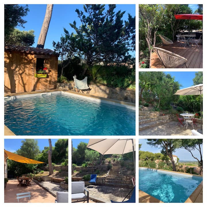 Maison Avec Piscine Privée - Saint-Cyr-sur-Mer