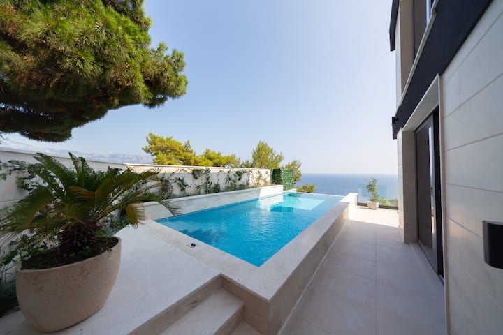 Adriatic Dream Sea View Villa W/ Pool & Sauna - Budva