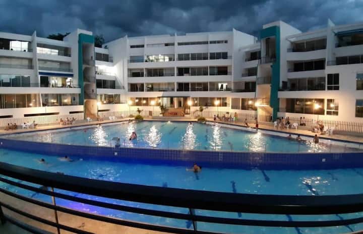 Paraíso Sol, San Jerónimo 3alcobas/wifi/ Piscina - San Jerónimo