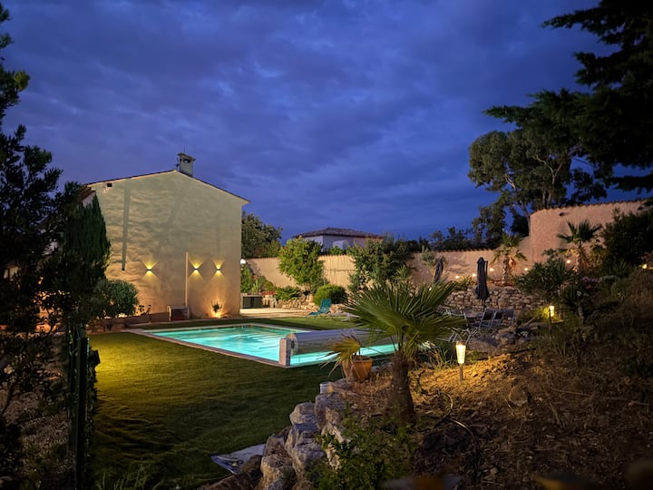 Maison Avec Piscine Et Jardin Au Calme Absolu - Sainte-Maxime