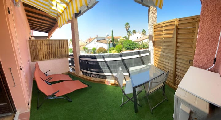 Appartement Cosy Proche Mer - Saint-Cyprien Plage
