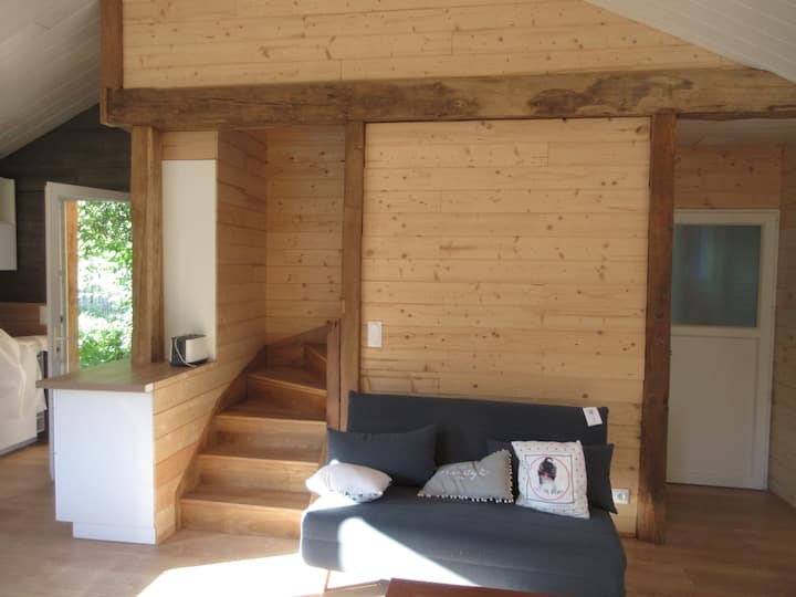Le Chalet De L'aubépin - Spa Et Détente - Le Lude