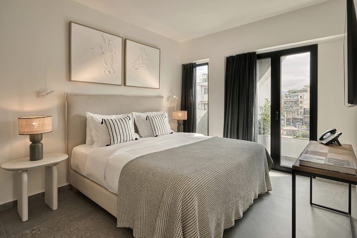 Vision Gazi One Bedroom Suite With Balcony - Athens