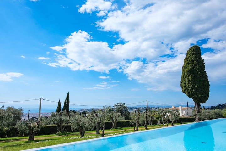 Rez De Jardin D'exception Sur Les Hauteurs De Nice - Beaulieu-sur-Mer