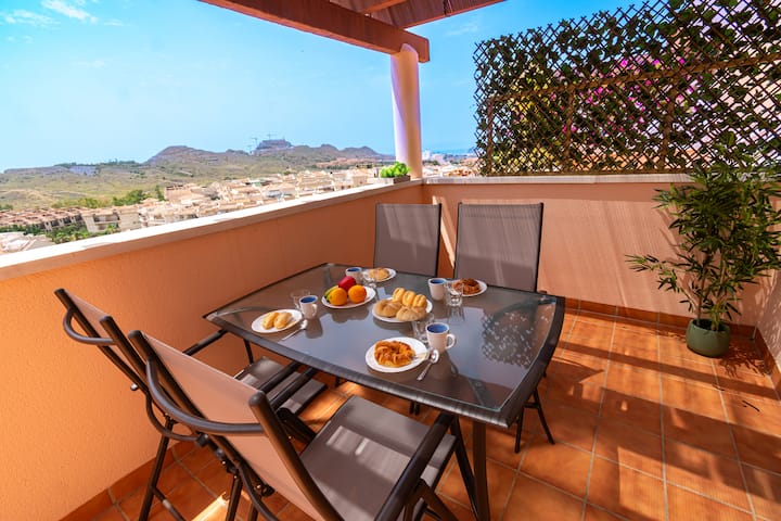 Apartment With Terrace And Pool By Aloha Palma - Águilas