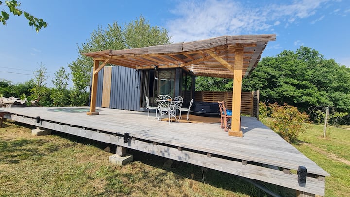Container Gaïa Avec Spa Privatif - Yonne