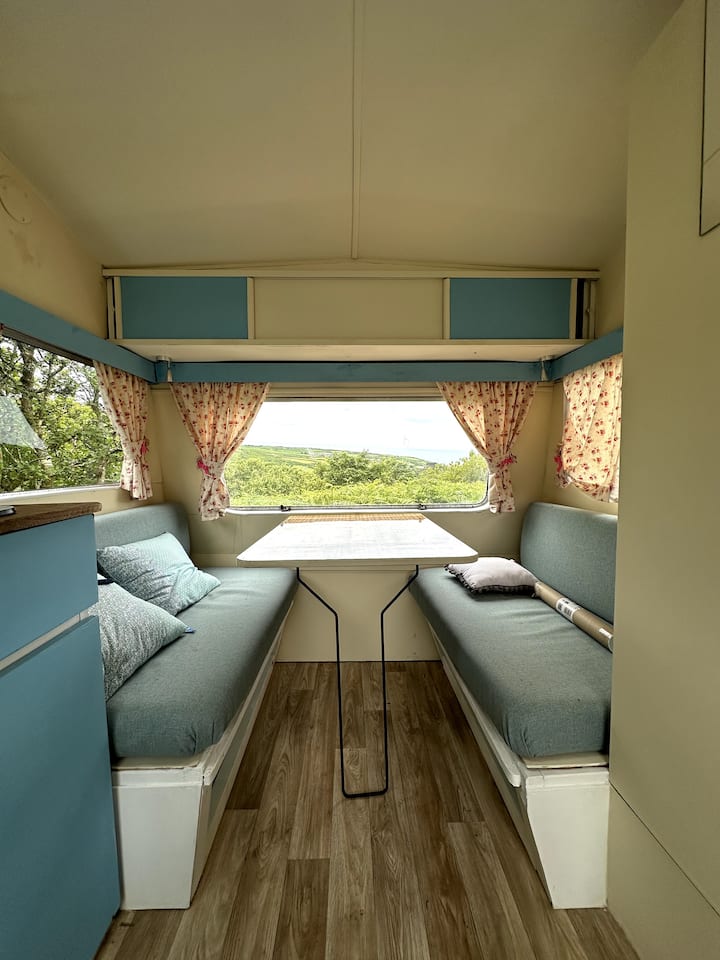 Peaceful Caravan + Wild Sauna - Penzance