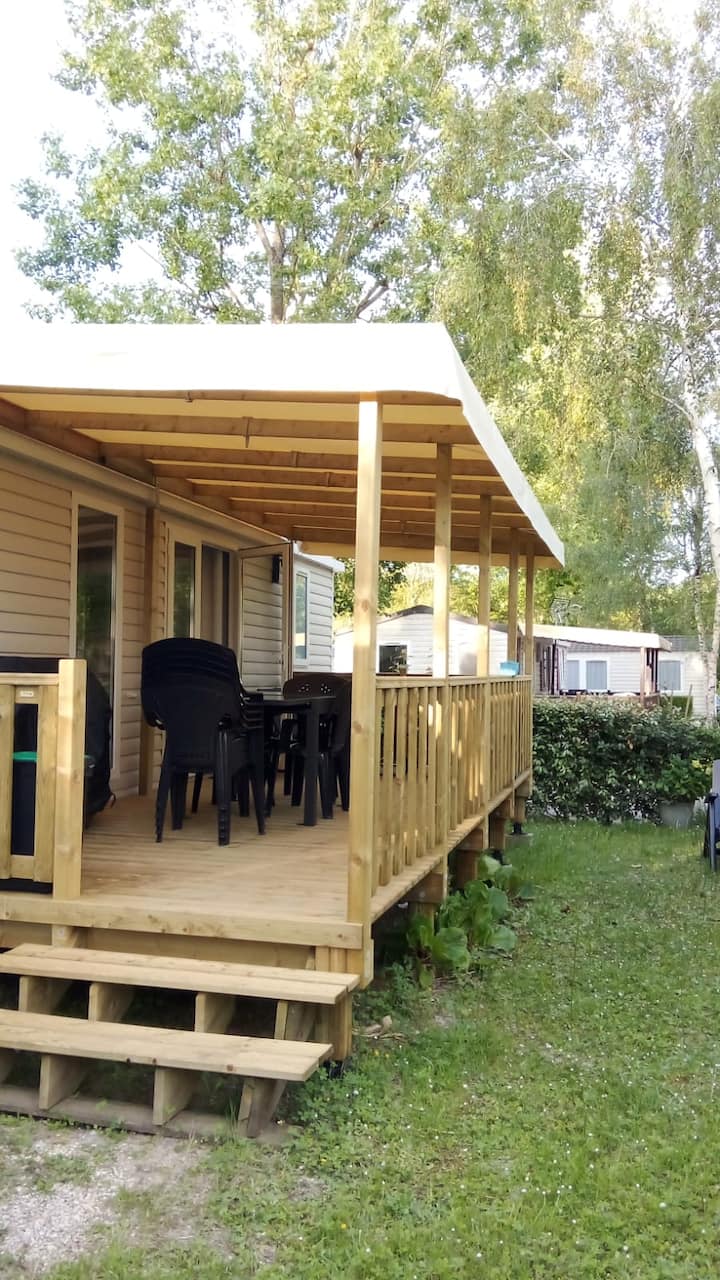 Mobil-home Dans Un Camping 4* - Chaumont-sur-Loire