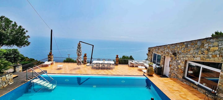 Villa Con Piscina Vista Mare - Blue Horizon - Alassio
