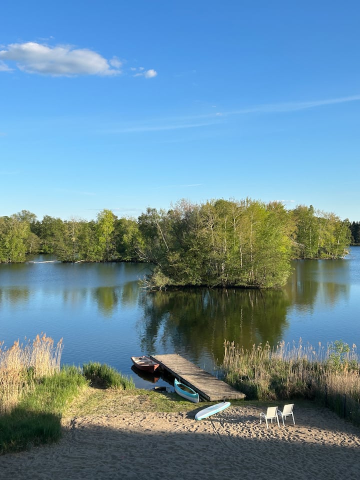 Direkt Am See - Privater Sandstrand & Boote - Mölln