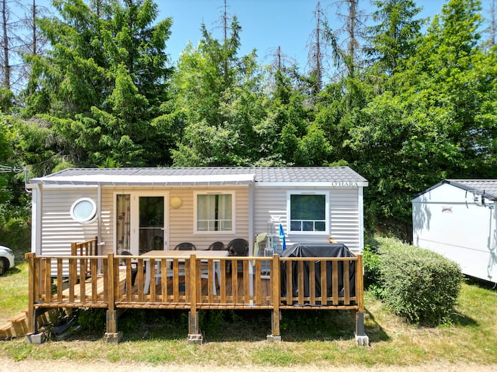Mobil Home 6 Pers Camping 4* - Lac de Pareloup