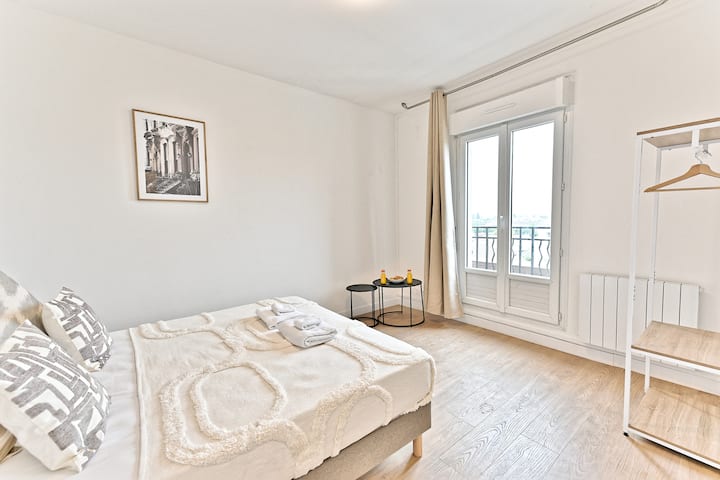 Studio Lumineux Et Moderne à Montreuil - Iv - ibis budget Paris Porte de Vincennes