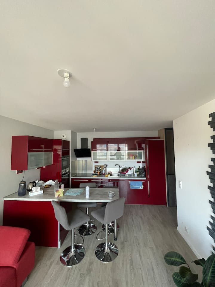 Chambre Confortable Dans Un App - Trappes