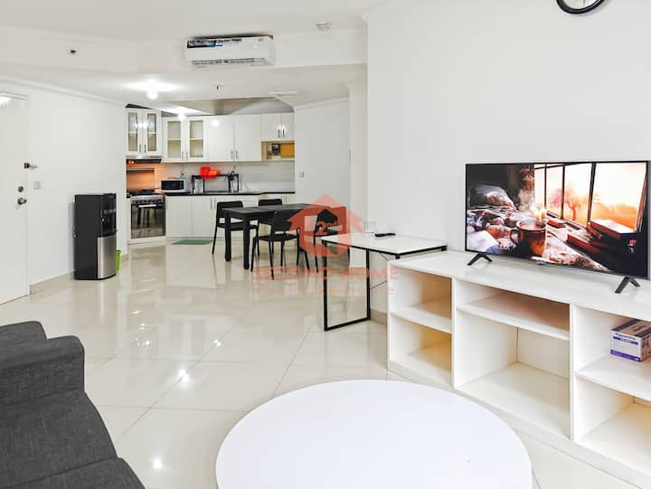 Large 3br Rasuna Apt W/ Pool, Gym, Wifi - Jakarta