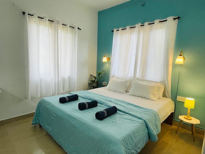 Coast & Comfort Studio Flat| Wifi| Colva |Anirah - Colva