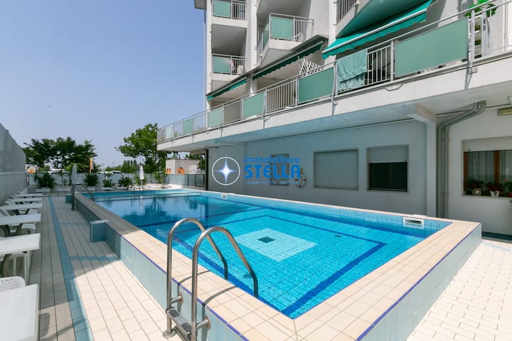 Residence Torino [ Pool + Parking ] - Jesolo