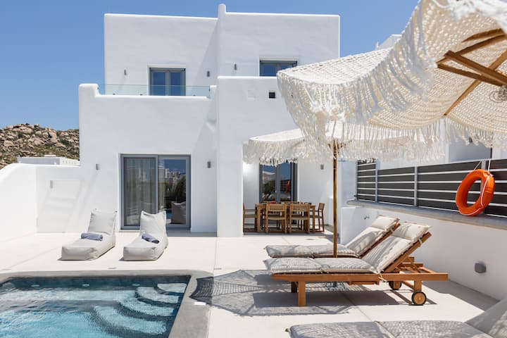 Calmare Collection House With Private Pool - Naxos