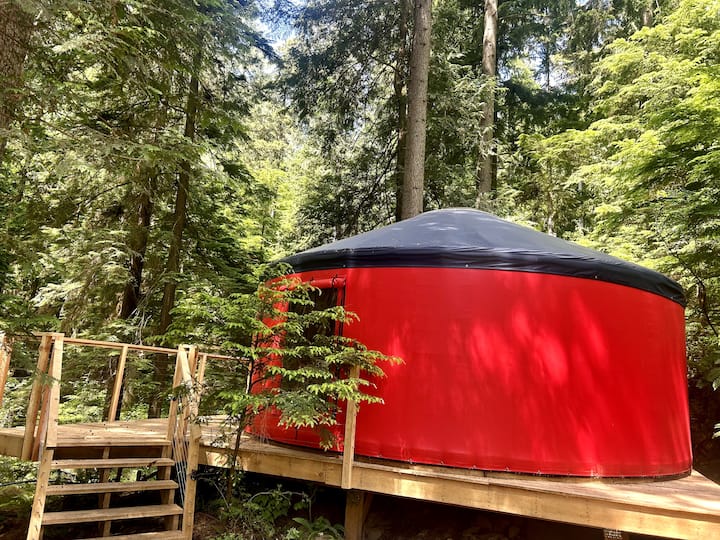 Chickadee Yurt (11) | Cape Carraholly Retreat - Port Moody