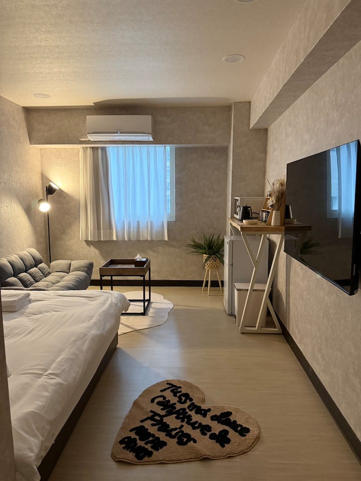 H810/500m Ximen Station/smart Tv/elevator/comfort - 三重區
