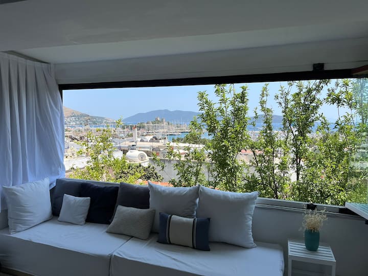 Holiday House In The Heart Of Bodrum W Castle View - Bodrum