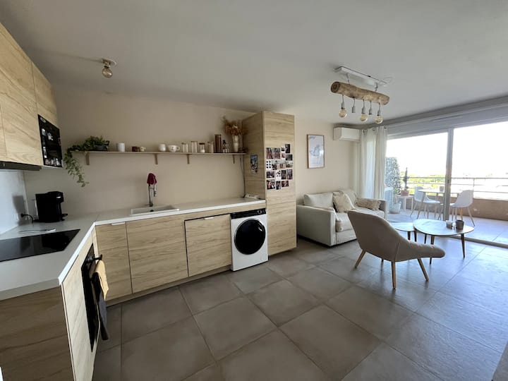 Appartement Très Cosy Vue Mer - Saint-Laurent-du-Var