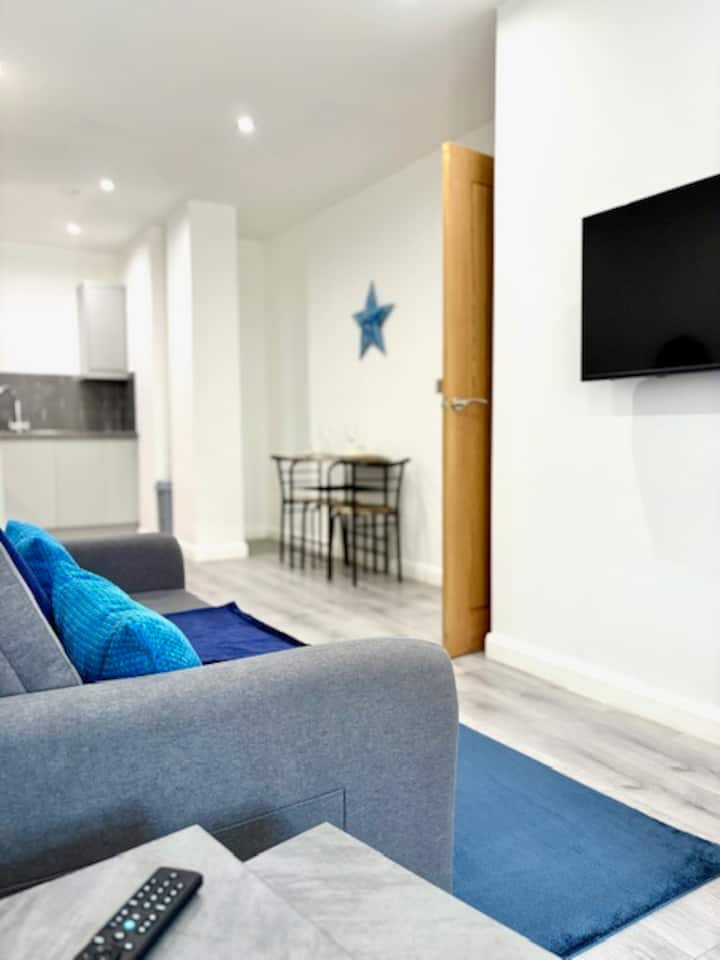 Chic 1 Bed Apt Sleeps 3 City - Leicester