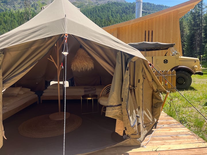 Safari Zelt, Engadiner Alpen - Saint Moritz