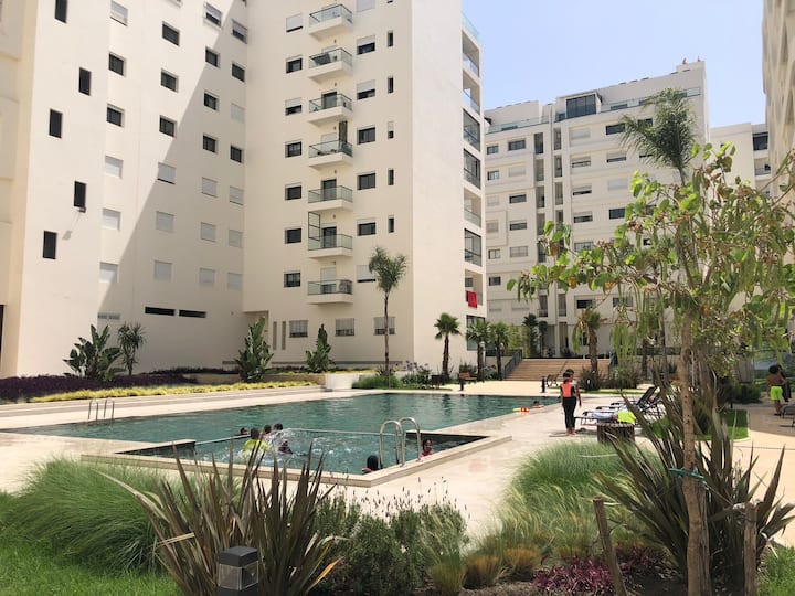 Appartement Familial. 5 Min à Pieds Du Grand Stade - Tangier