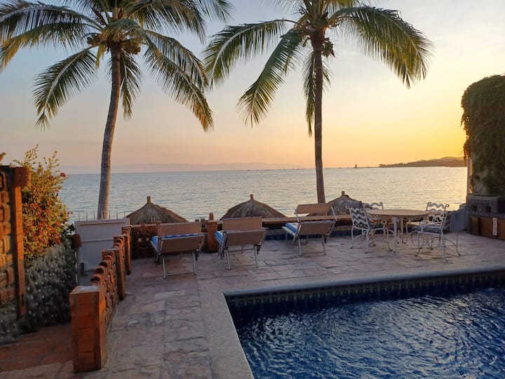 Relajante Oasis Frente Al Mar - Bucerías