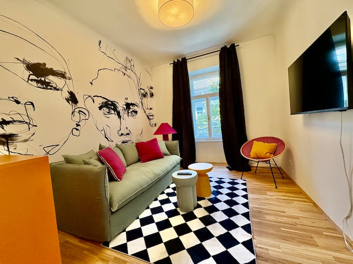 Neue Monderne Zentrale Wohnung Mit 2 Zimmern - Graz